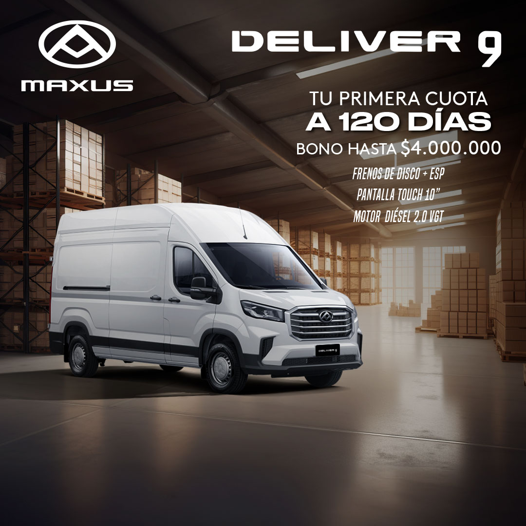 Maxus Deliver 9 Cargo - Automotriz Daniel Achondo - Cotiza aquí